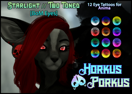 Second Life Marketplace - [HkPk] Anima Starlight Eyes BoM - Two Toned